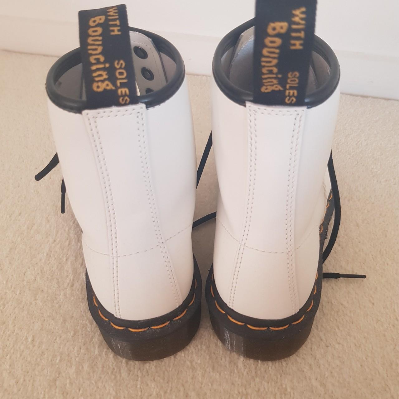 White Doc Martin's Size Au 8 Never worn!... - Depop