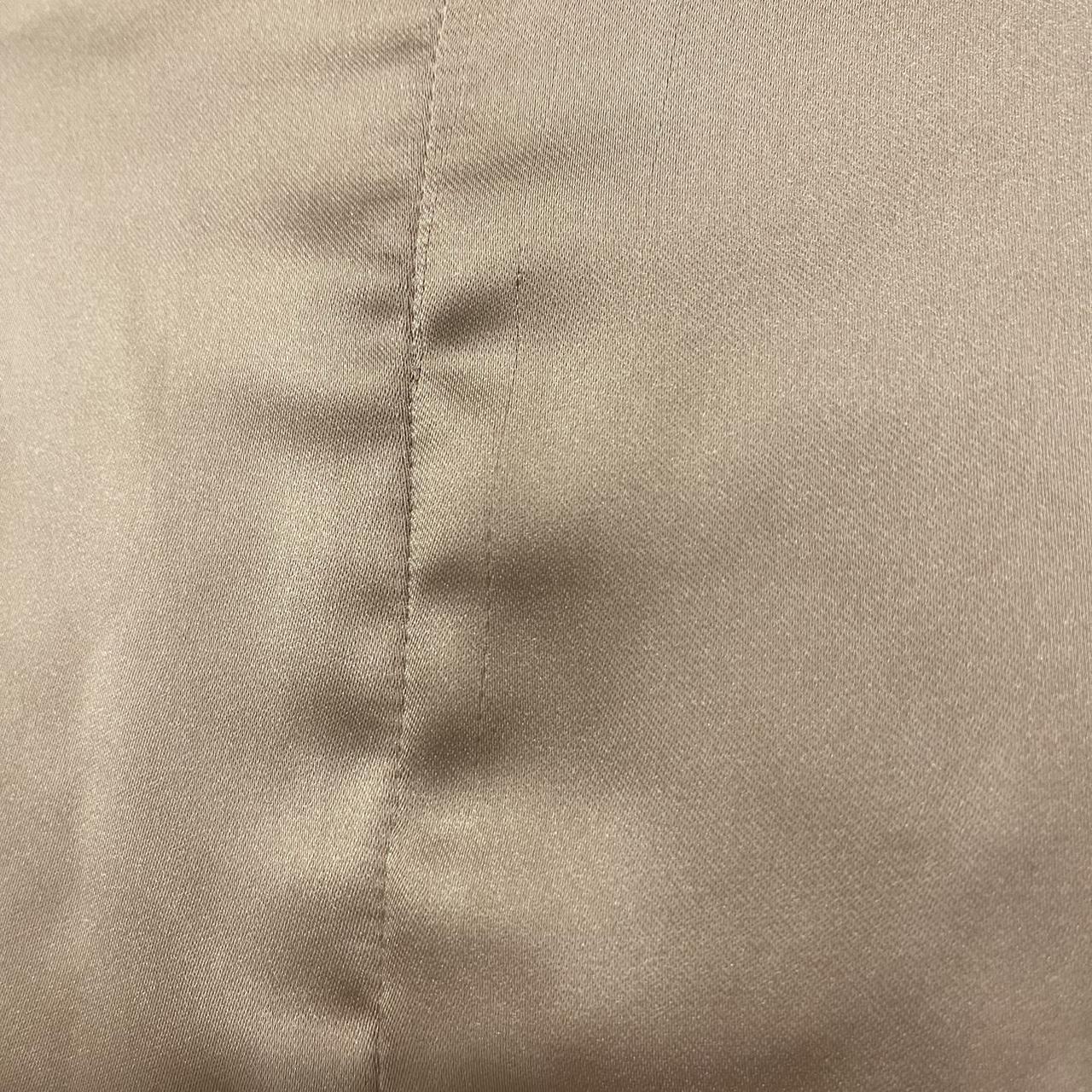 Dynamite cropped wrap satin blouse Size:... | Depop