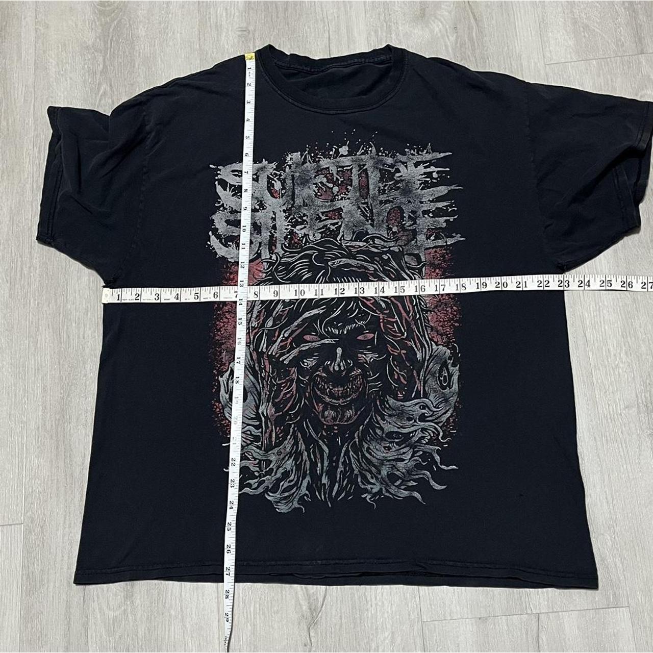 Y2K Suicide Silence Punk Band Shirt Emo... - Depop