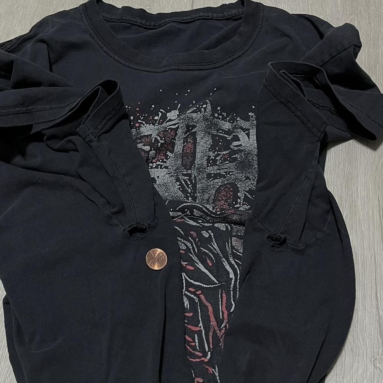 Y2K Suicide Silence Punk Band Shirt Emo... - Depop