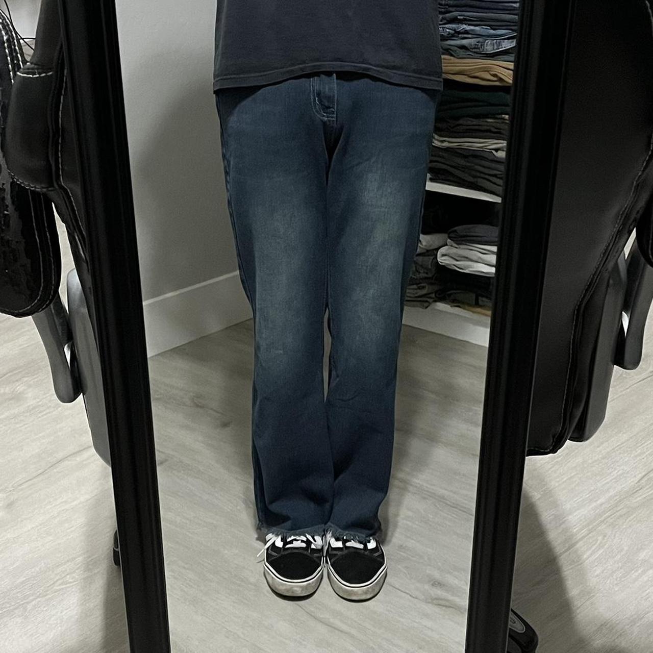 Y2K Grunge Faded Bootcut Jeans Flared Jeans Great... - Depop