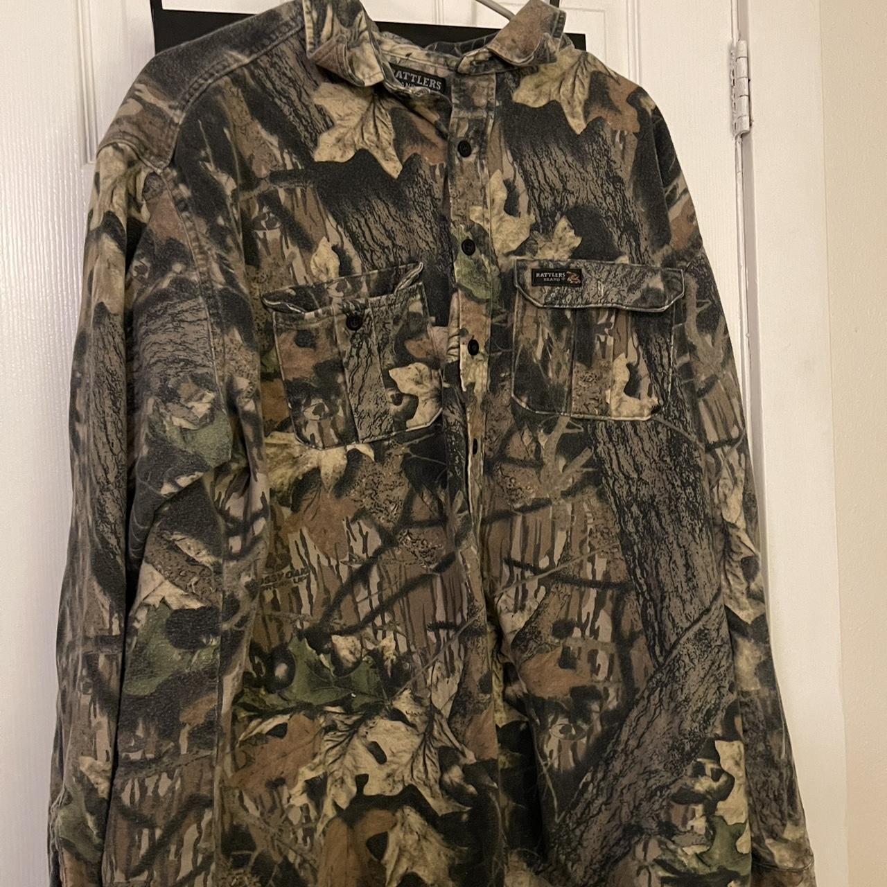 Vtg Camo Rattler Shacket XXL 28 X 28 #camo... - Depop