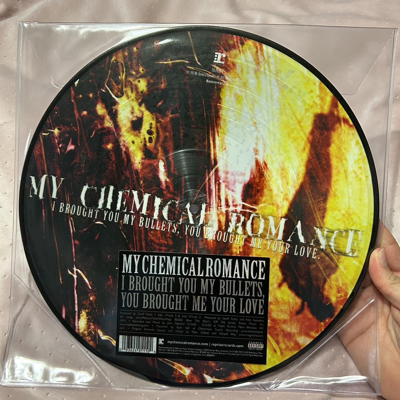 My Chemical Romance Bullets RARE picture disc - Depop