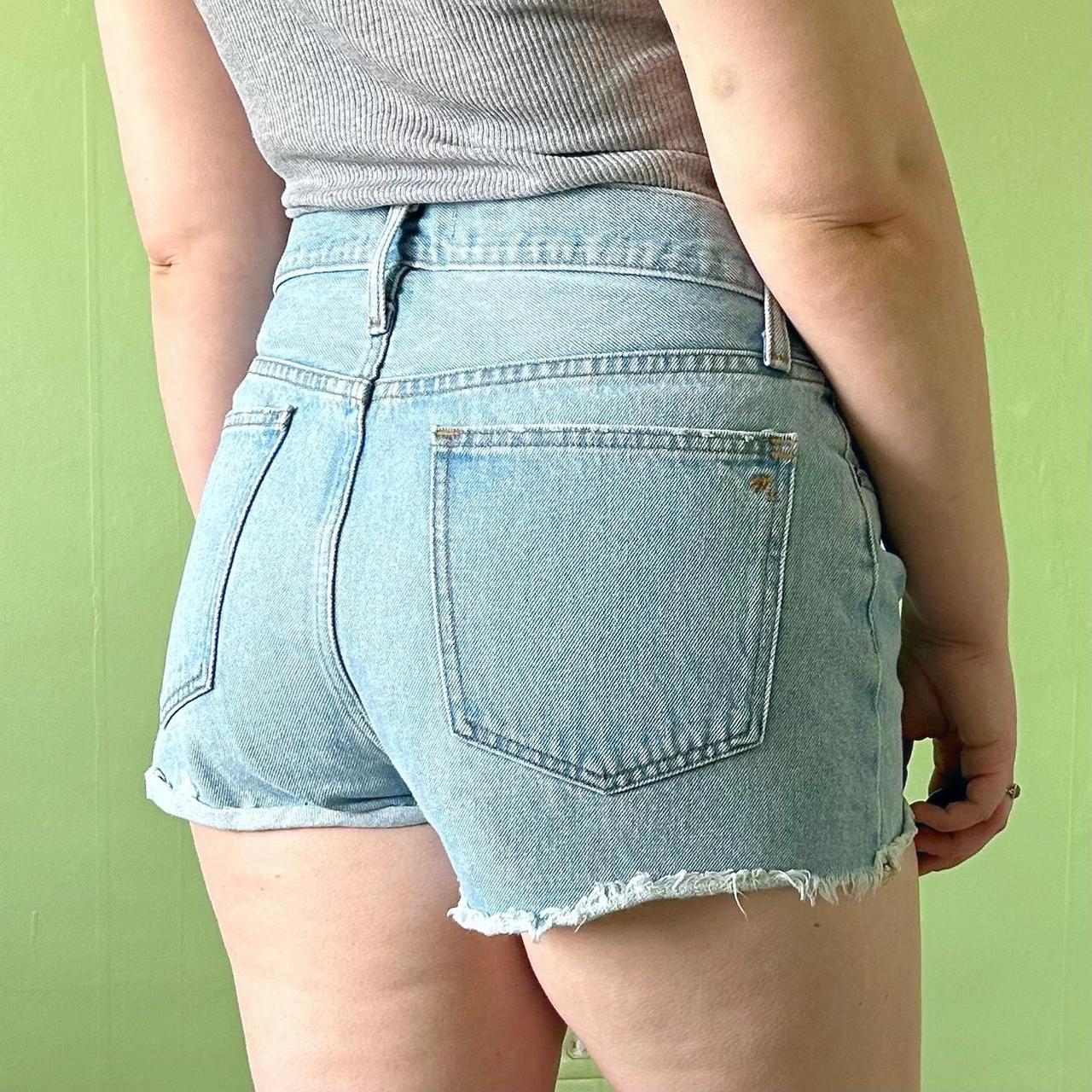 Madewell Women's Blue Shorts | Depop