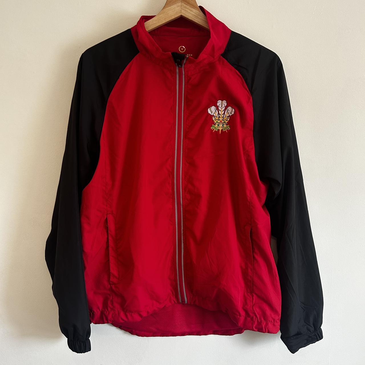 Welsh Rugby Team Windbreaker Jacket Size Small... - Depop