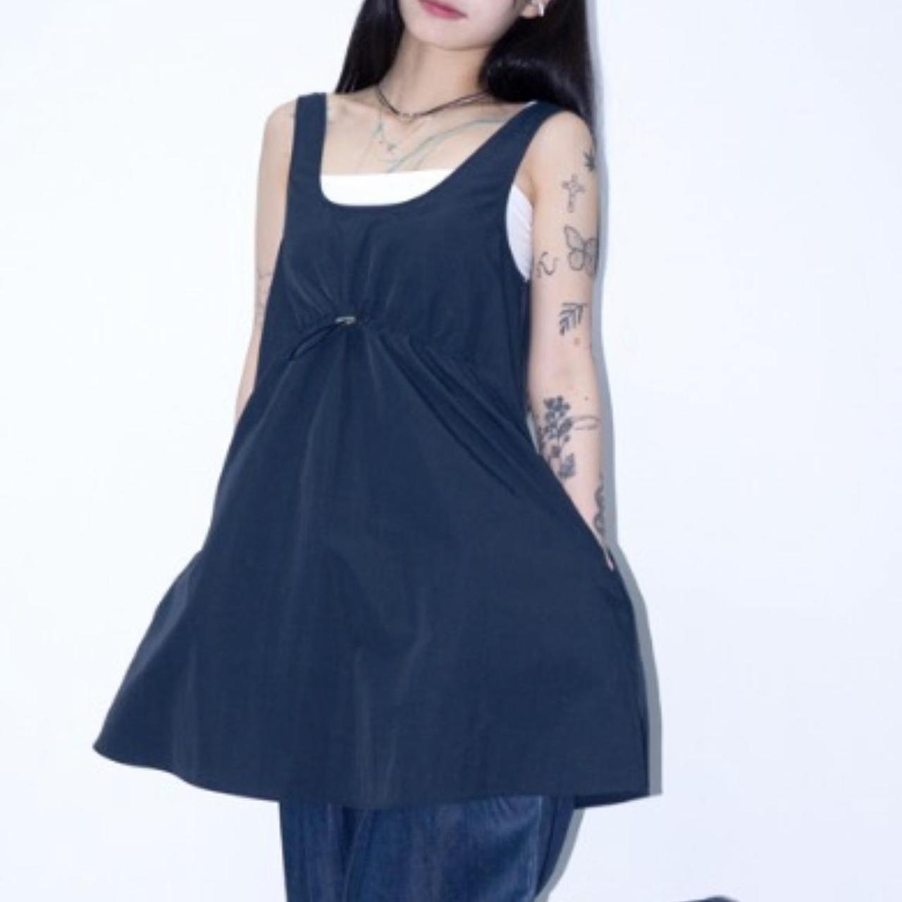 Nylon cute layer dress Has pockets Super cute and... | Depop