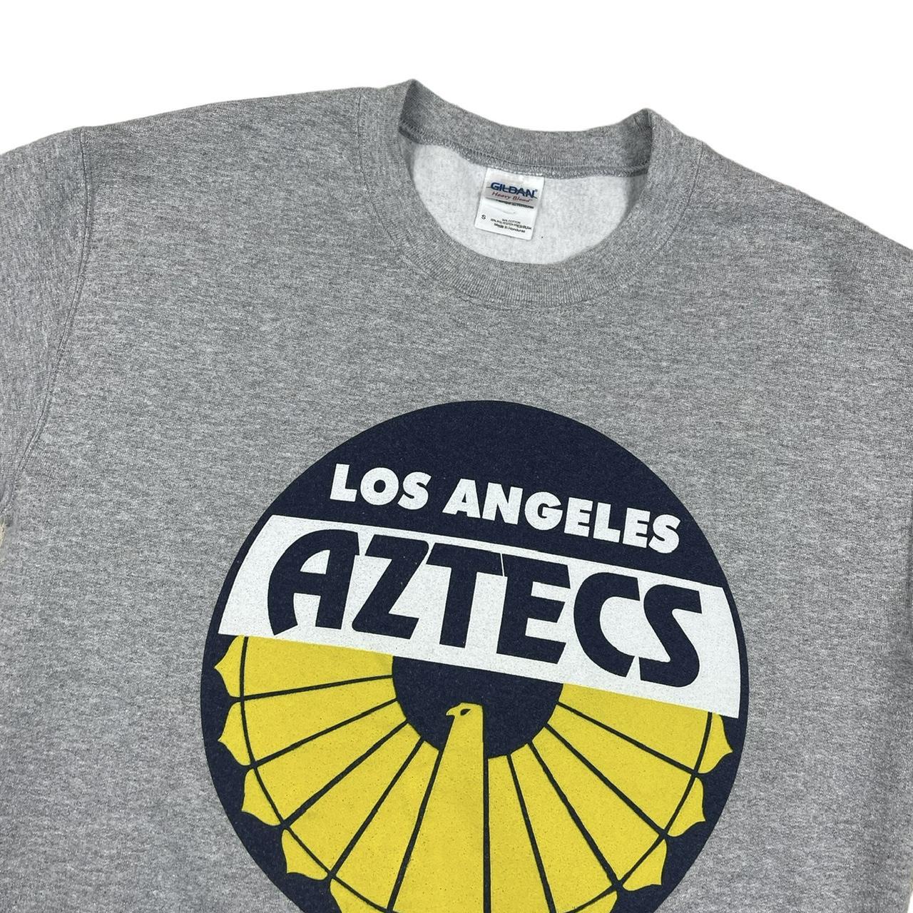Vintage LA aztecs FC football sweatshirt jumper... - Depop