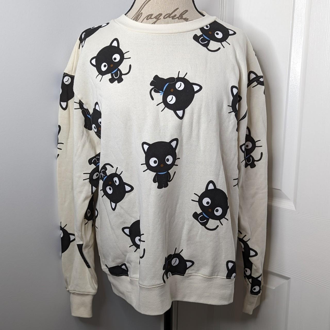 Chococat Sweater M Size: M Flat Lay Measurements:... - Depop