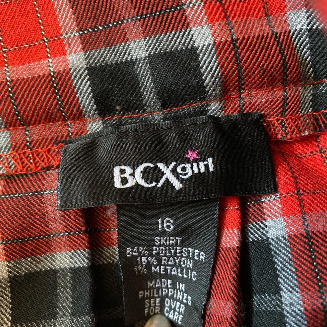 super cute y2k grunge red and black plaid emo girl... - Depop