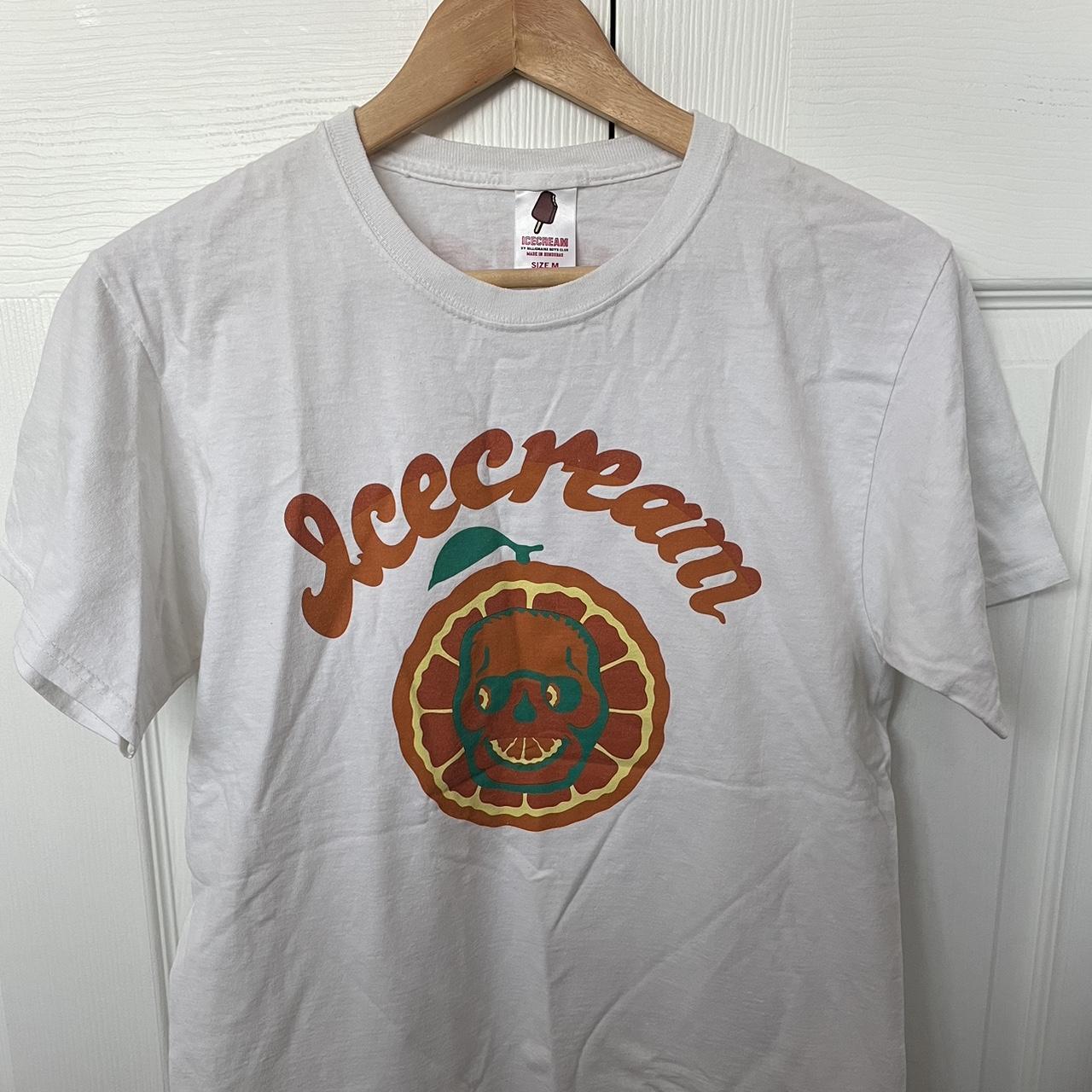 Billionaire Boys Club Ice Cream white t-shirt with... - Depop