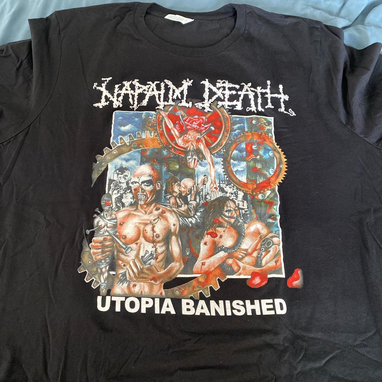 Napalm Death “Utopia Banished” shirt. Printed in... - Depop Napalm Death “Utopia Banished” shirt. Printed in... - Depop