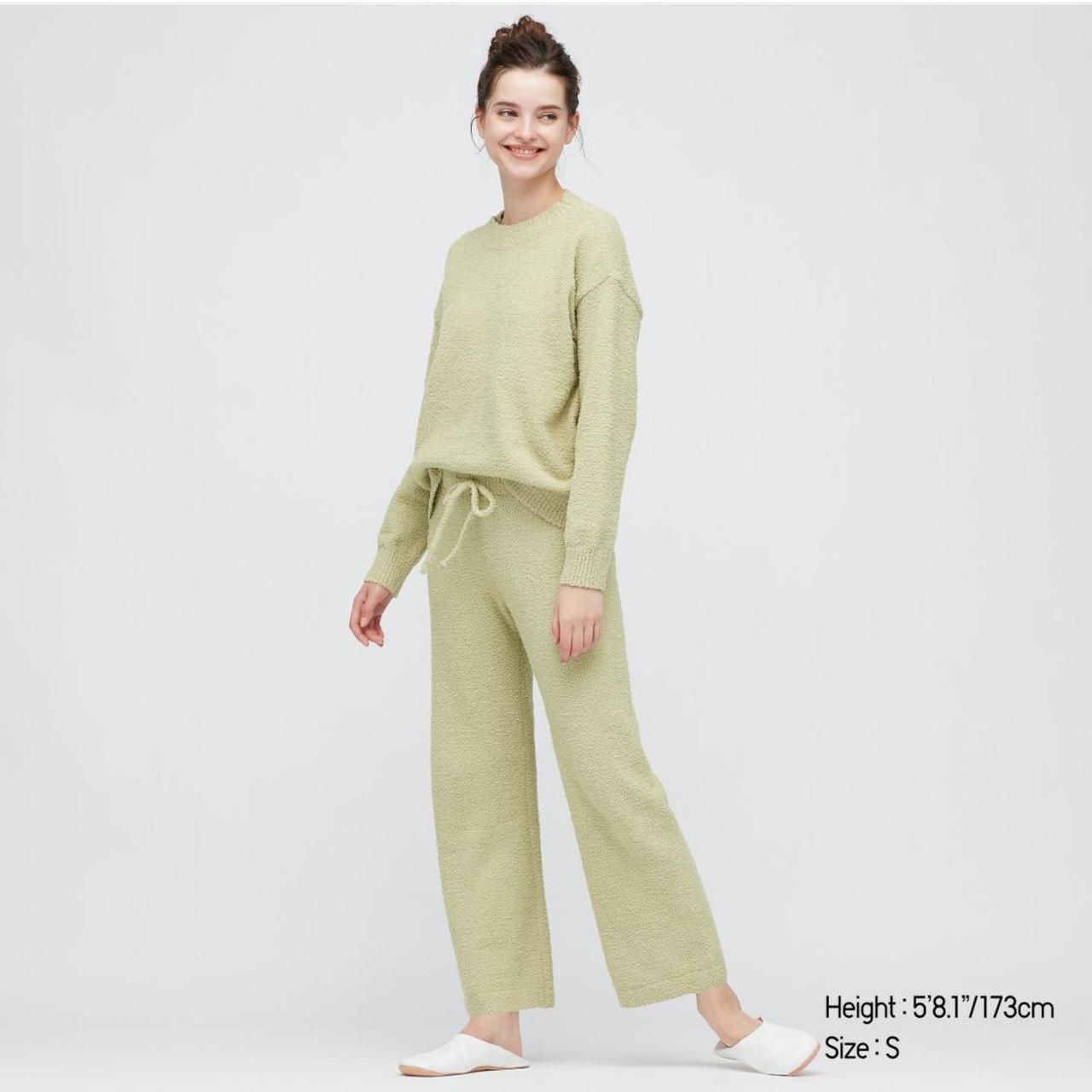 Green Uniqlo Set - super soft material - both size S - Depop