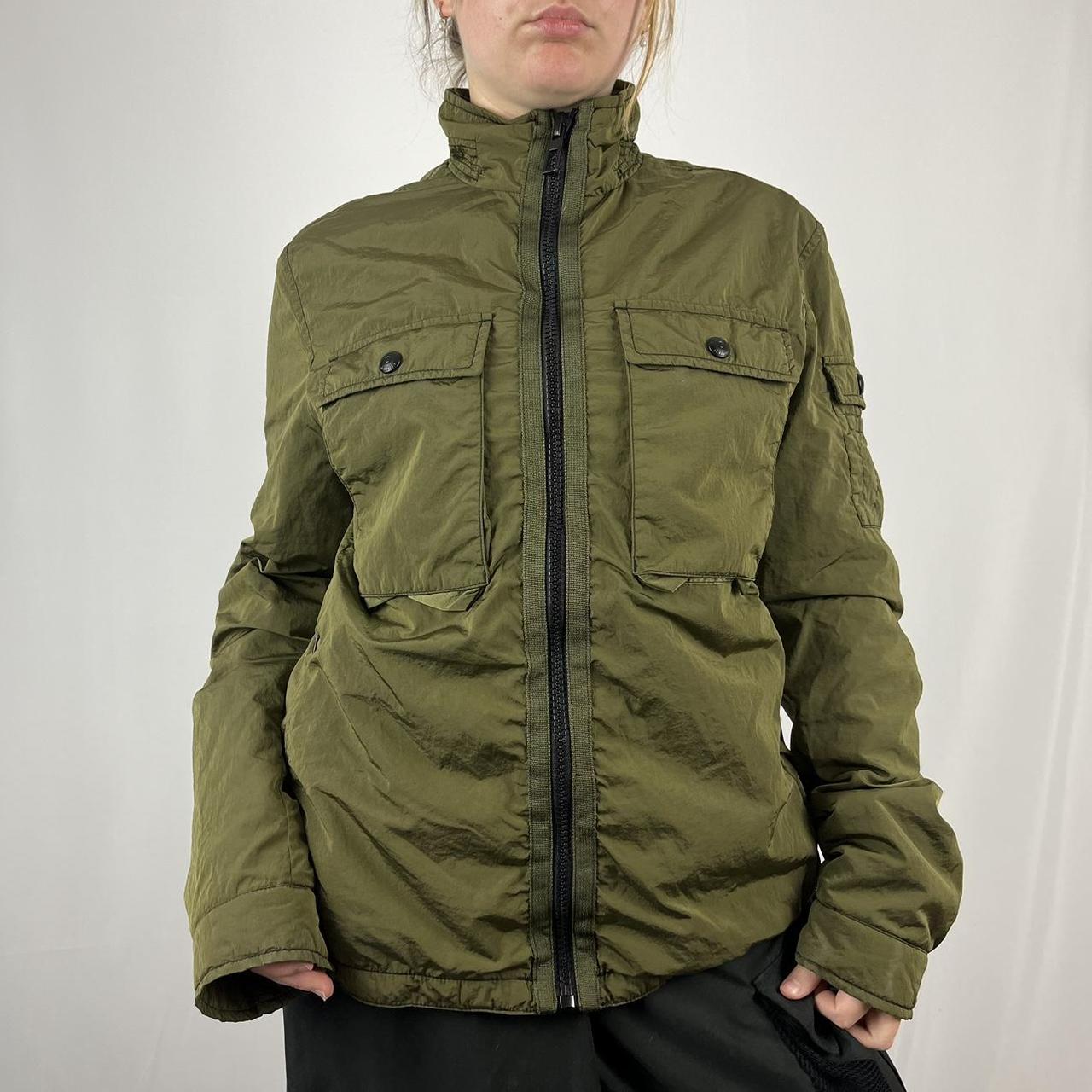 Gorpcore jacket Green cargo jacket, Utility coat.... - Depop