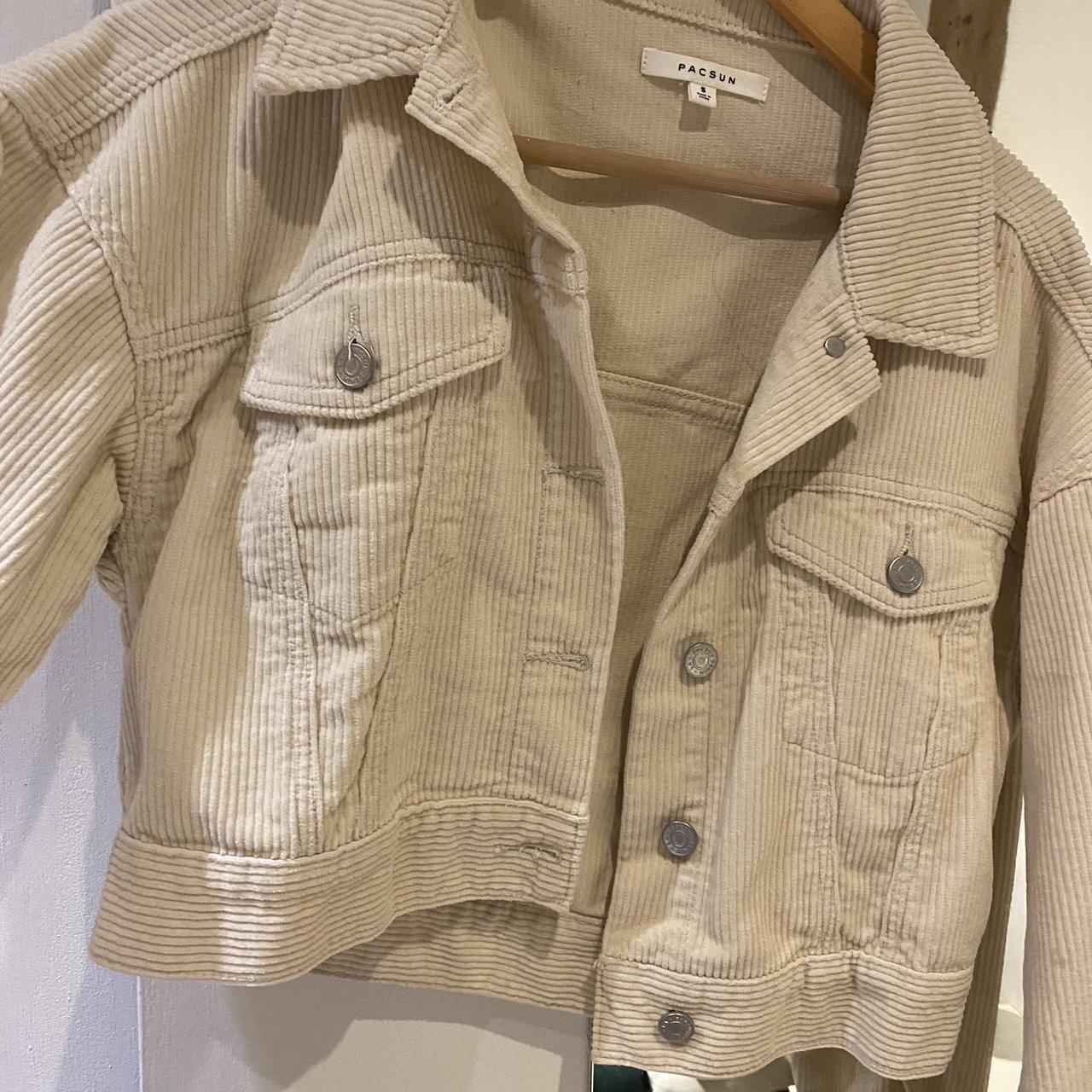 PacSun Women's Cream Jacket | Depop