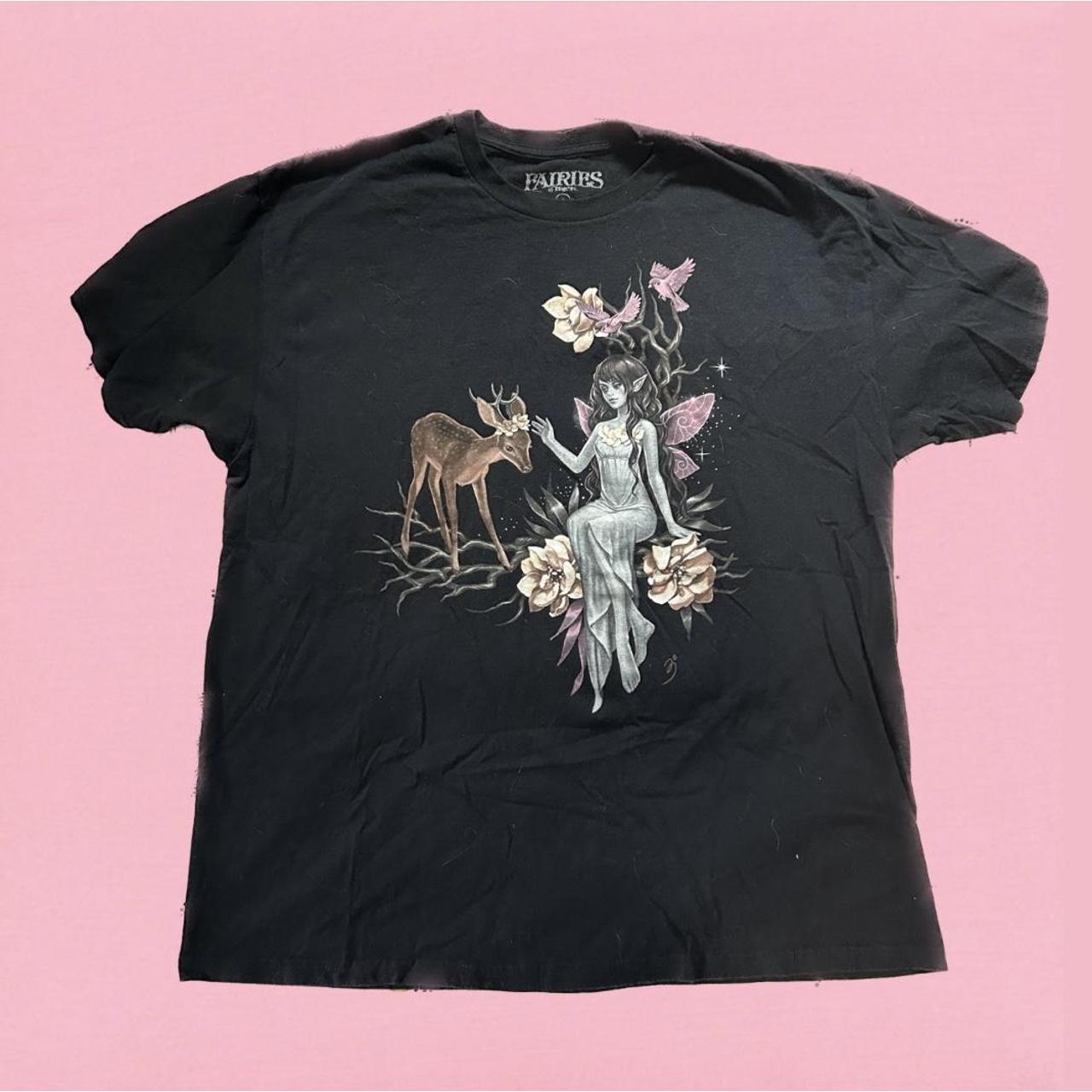 Hot Topic Fairies shirt Size XL #y2k #cottagecore... - Depop