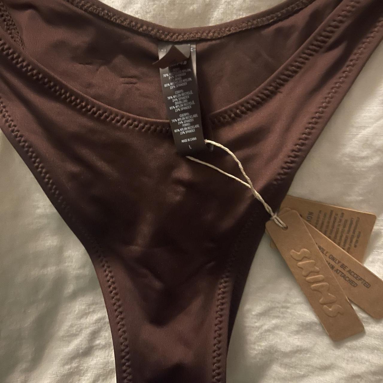 Skims Micro Tanga Bikini Bottoms in size LARGE... - Depop