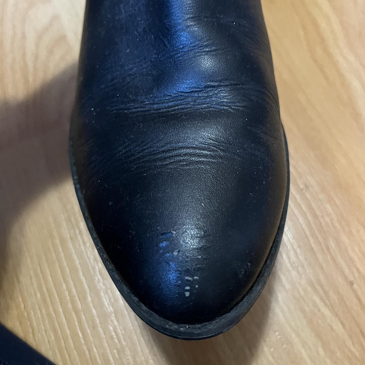 Small slip on BP Moto boots, scuff marks shown on... - Depop