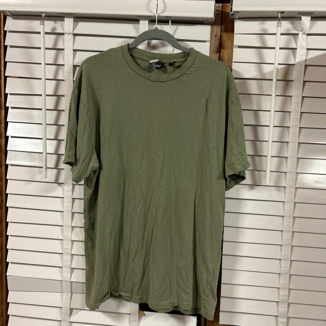 Reclaimed vintage Washed out Green T-Shirt Wardrobe... - Depop