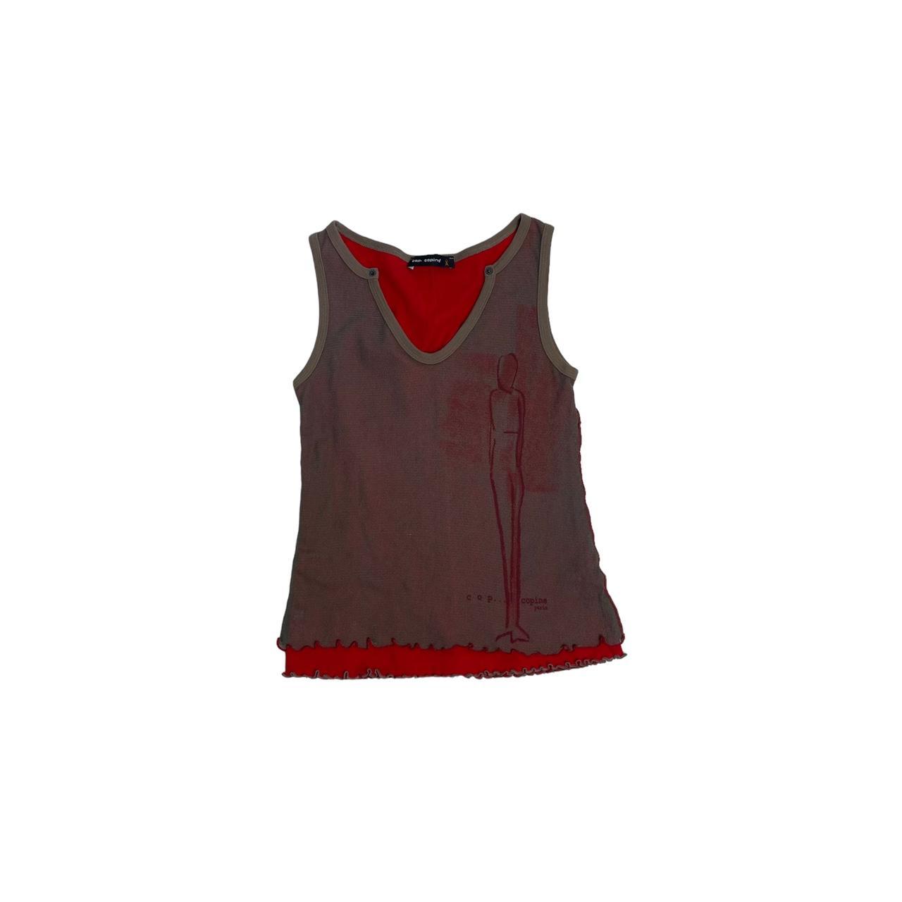 Cop Copine top Fits like a UK 8. Measurements in... - Depop