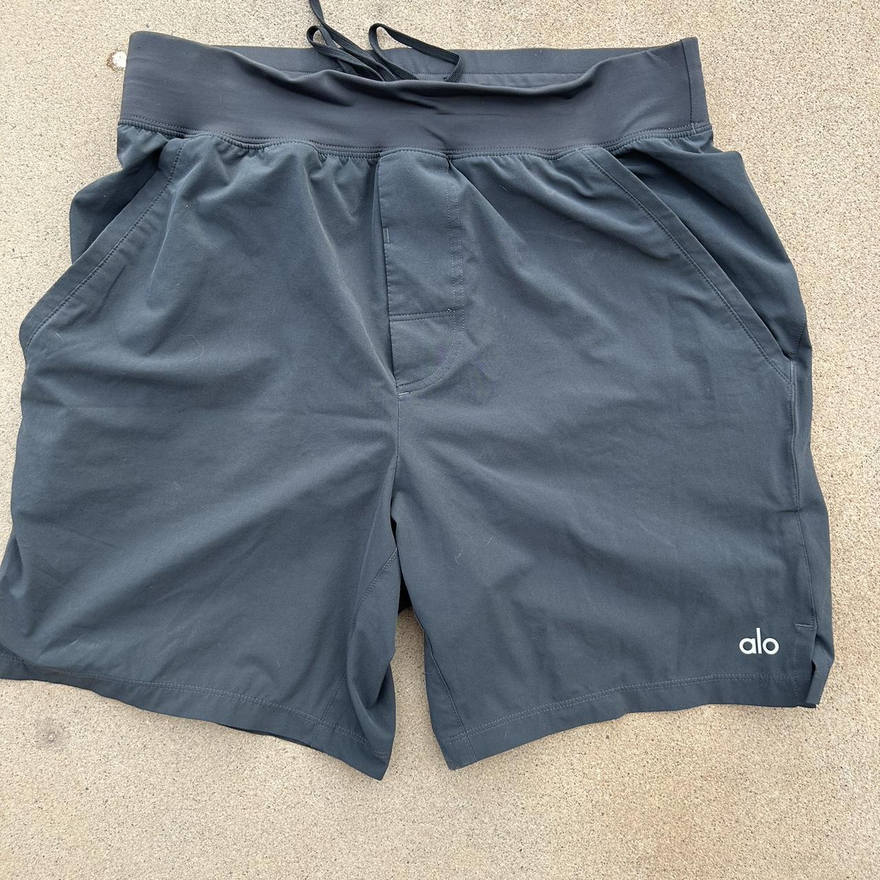 Alo shorts fit like a men’s small no tag #gym #yoga - Depop