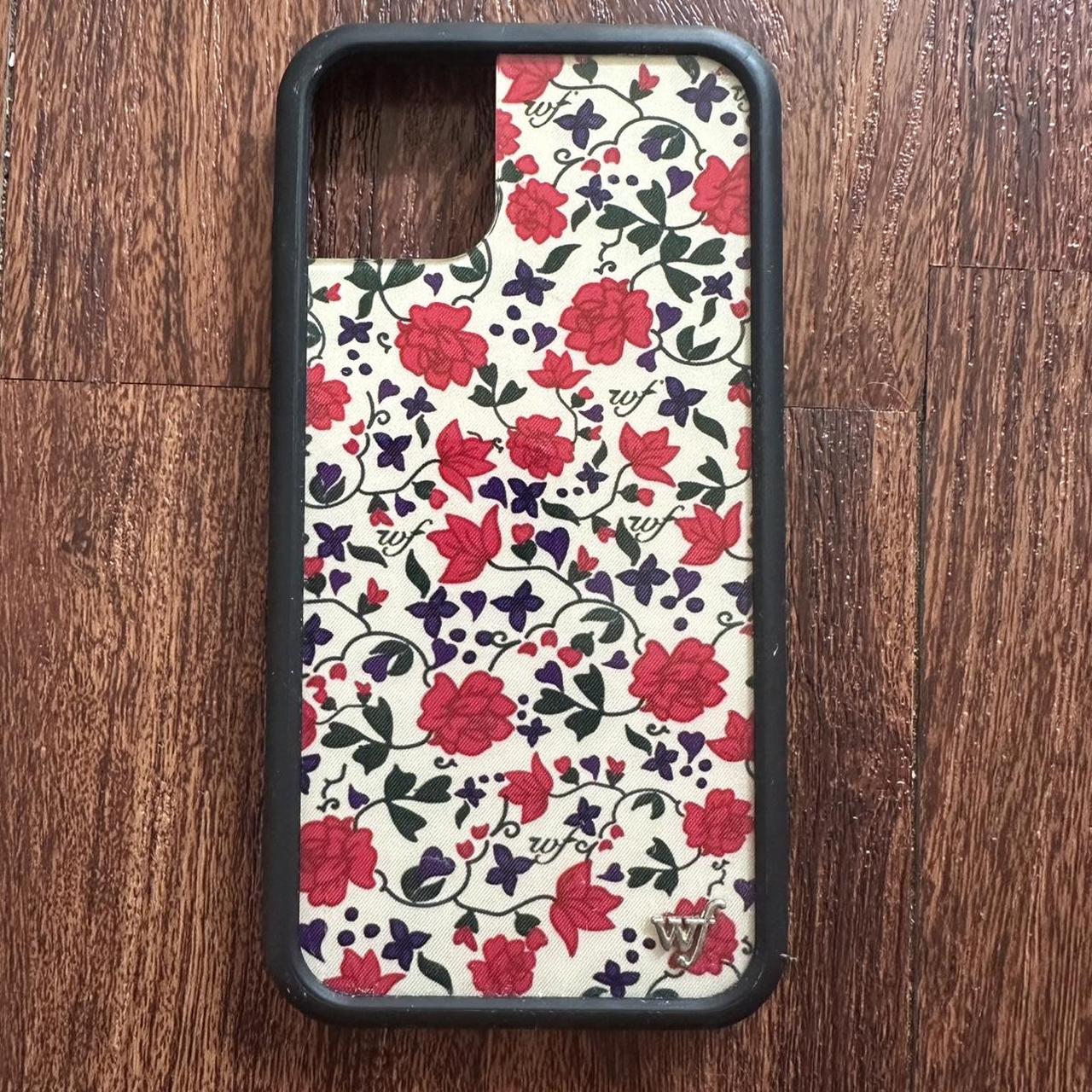 White and red floral iPhone 11 case #floralphonecase... - Depop