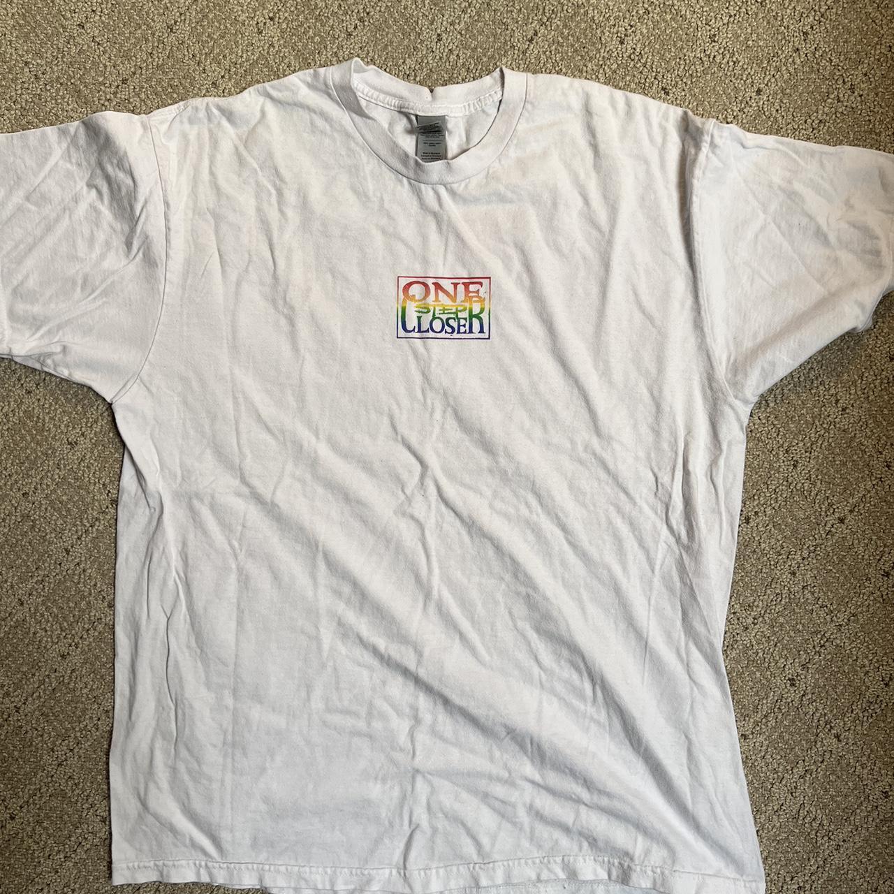ONE STEP CLOSER pride straight edge shirt. Show ur... - Depop