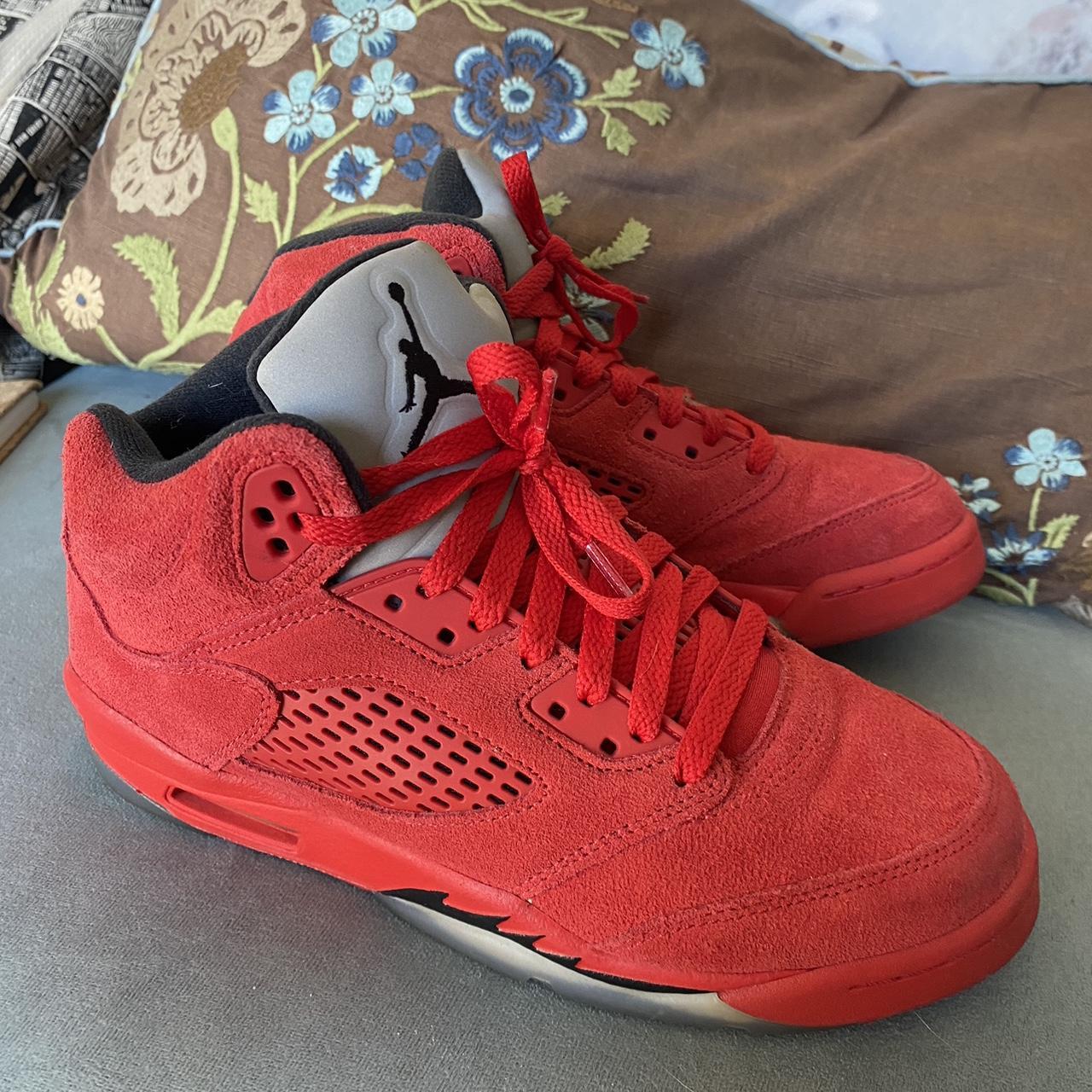 Air Jordan 5 Retro ‘Red Suede’ - free shipping -... - Depop
