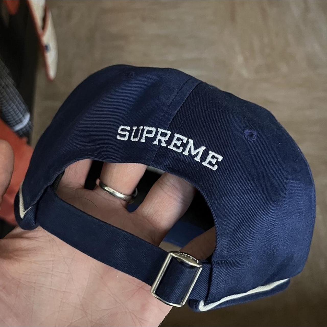 SUPREME BASEBALL CAP PERFECT CONDITION BARELY... - Depop