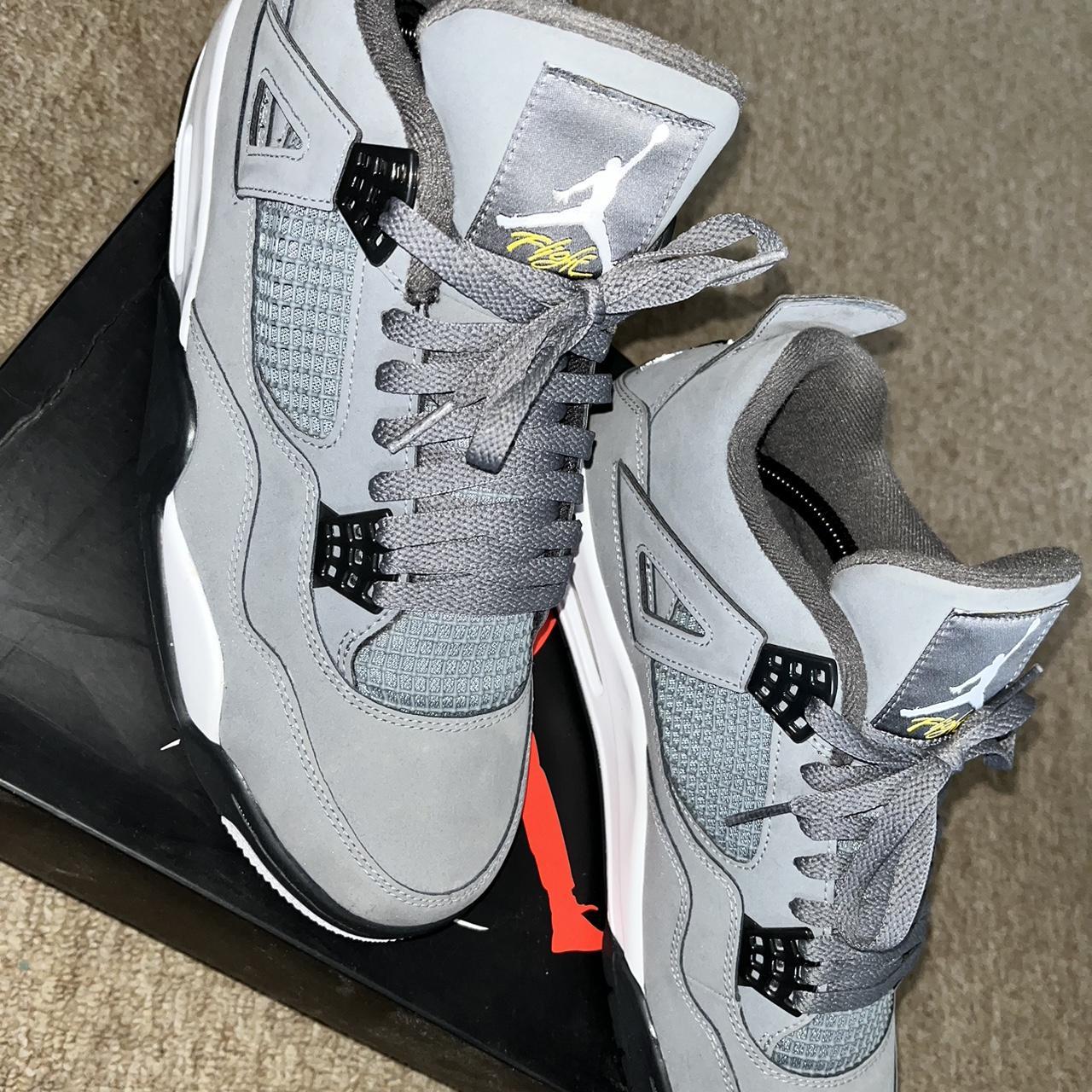 !!!SOLD!!! DO NOT BUY!!! JORDAN 4 cool grey. Been... - Depop
