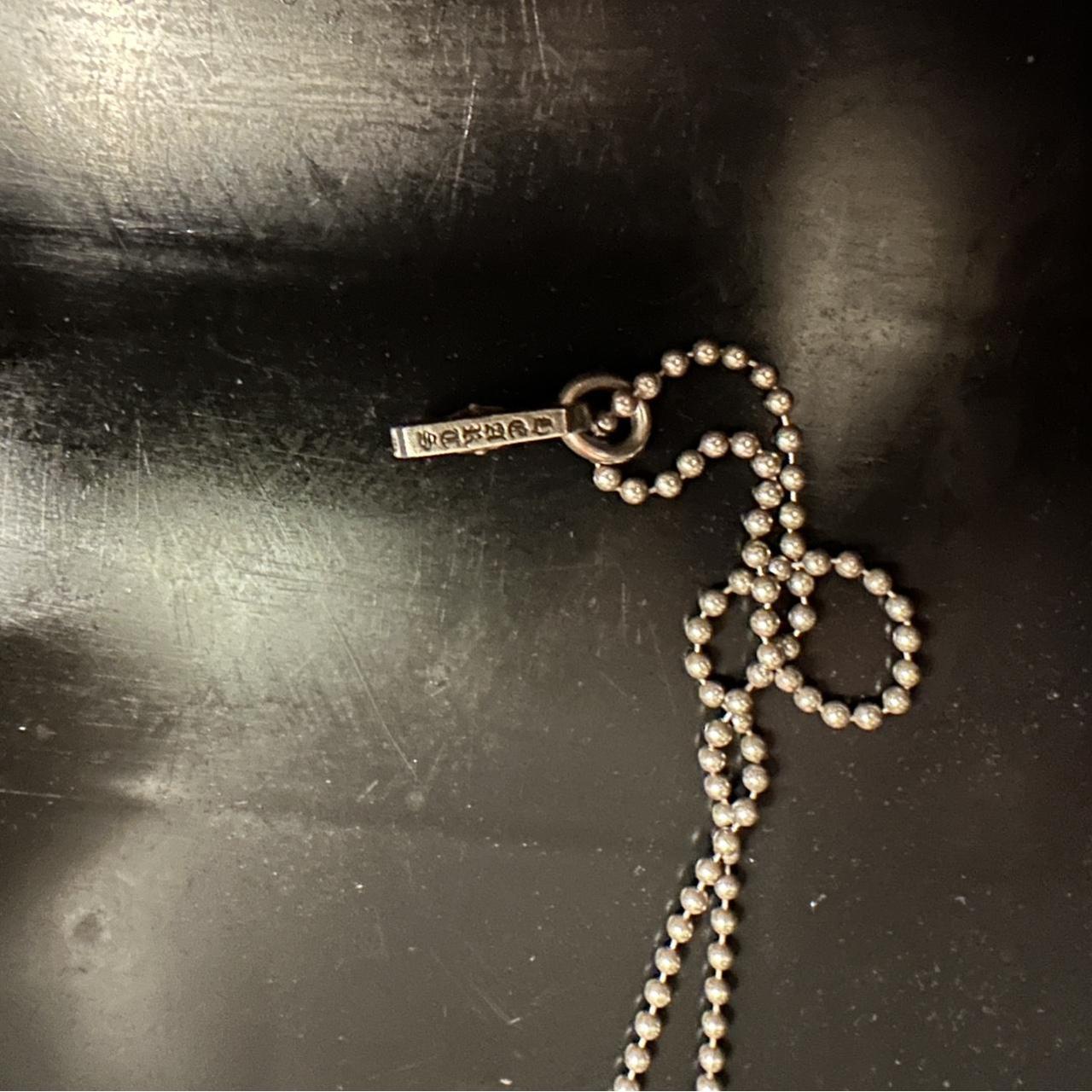 Chrome Hearts tIny dog chain necklace with ball... - Depop