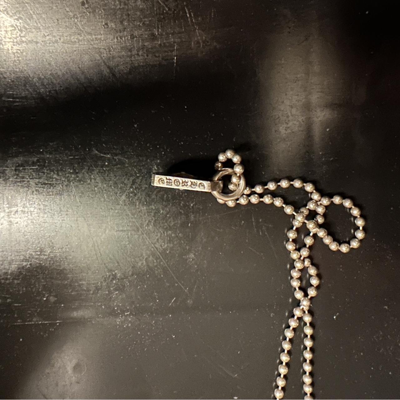 Chrome Hearts tIny dog chain necklace with ball... - Depop