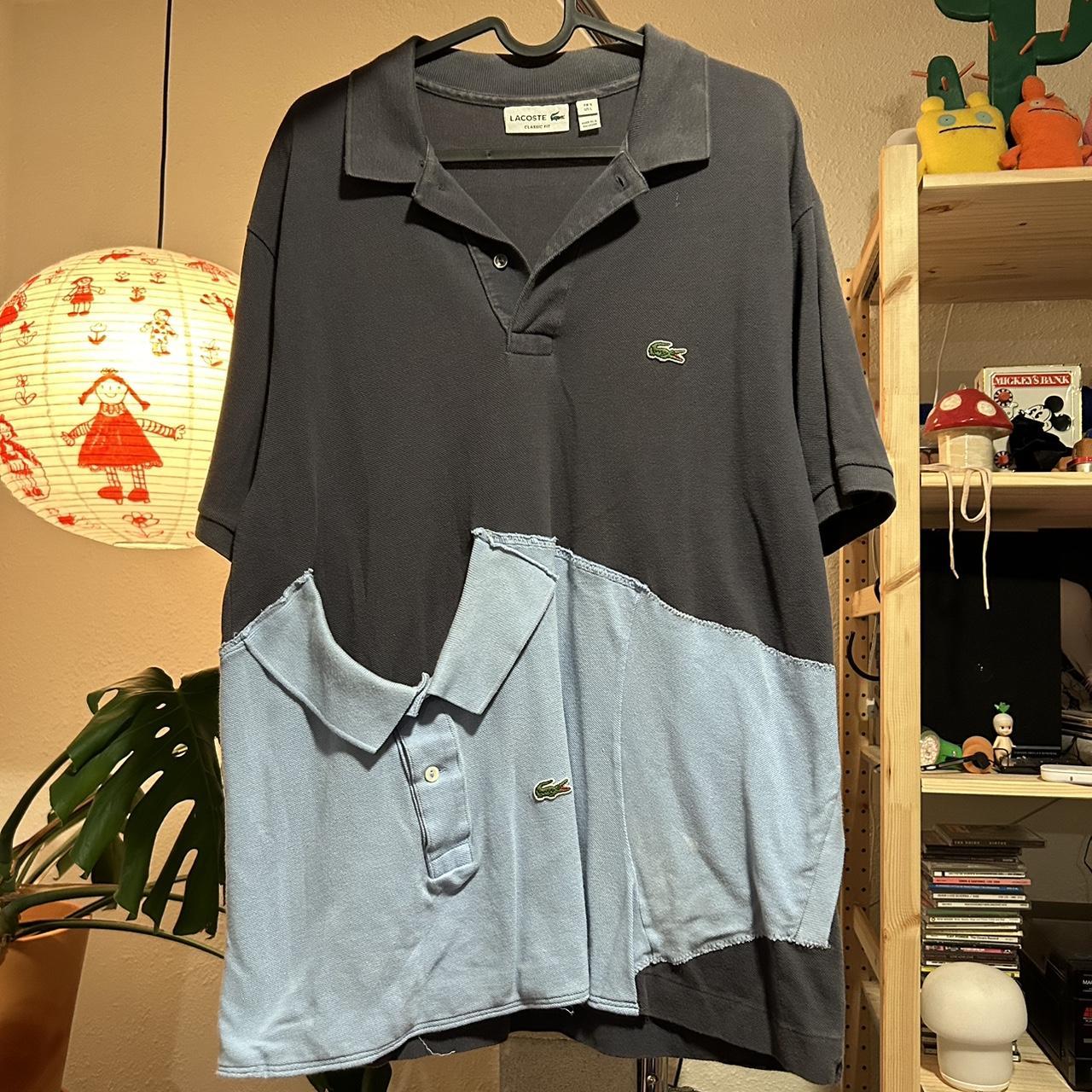 ARBOL productions double lacoste polo made from two... - Depop