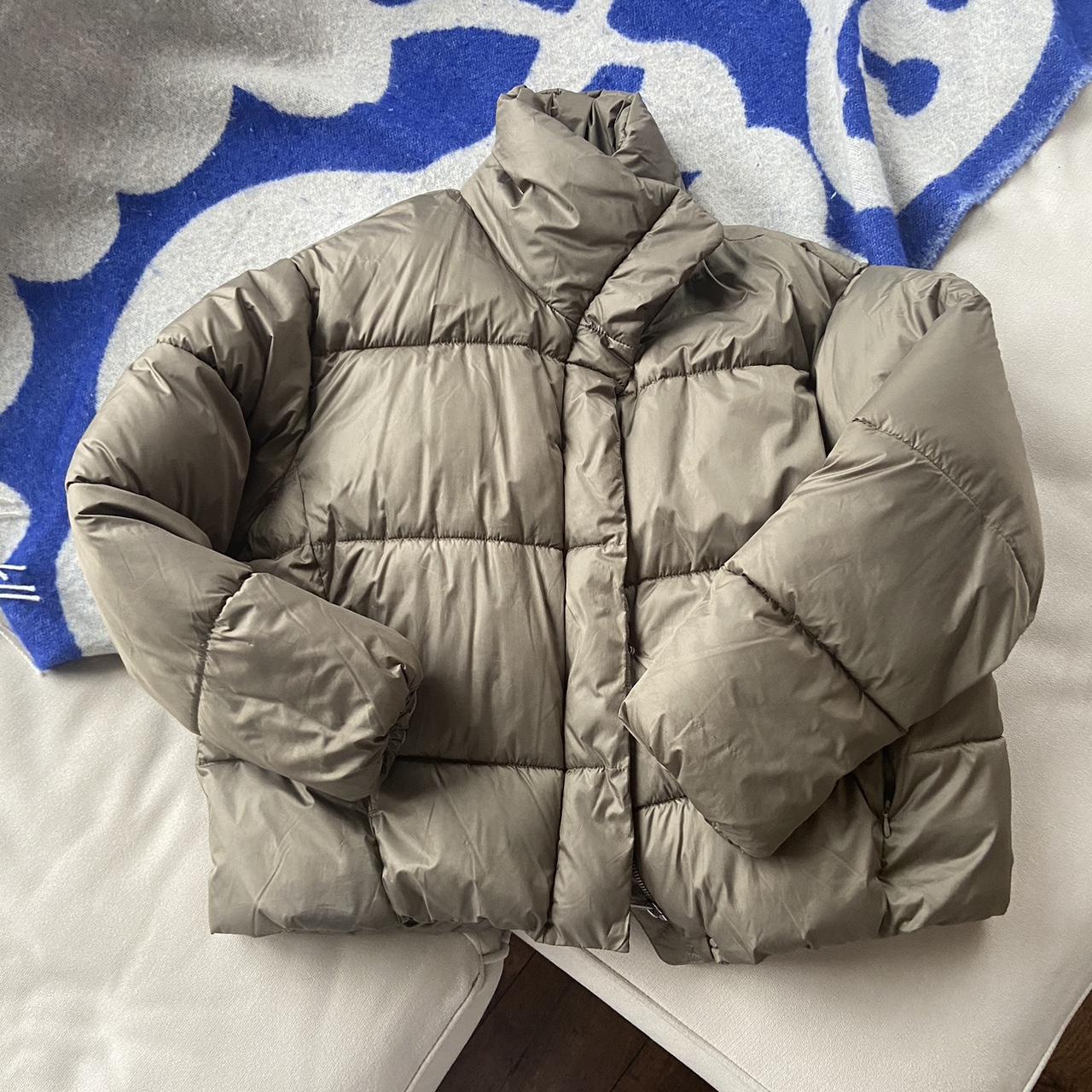 H&M puffer jacket oversized uk 12 - Depop