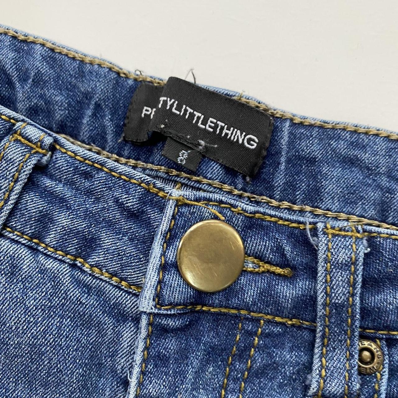 Pretty Little Thing jeans. Blue. Size U.K.... - Depop