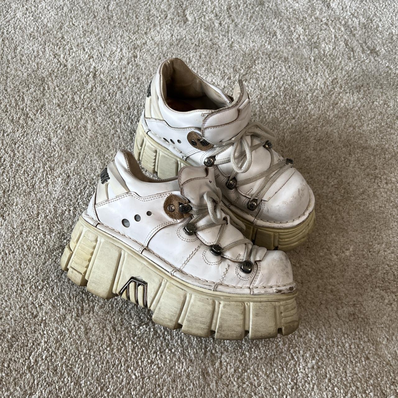 New Rock Women's White Footwear | Depop