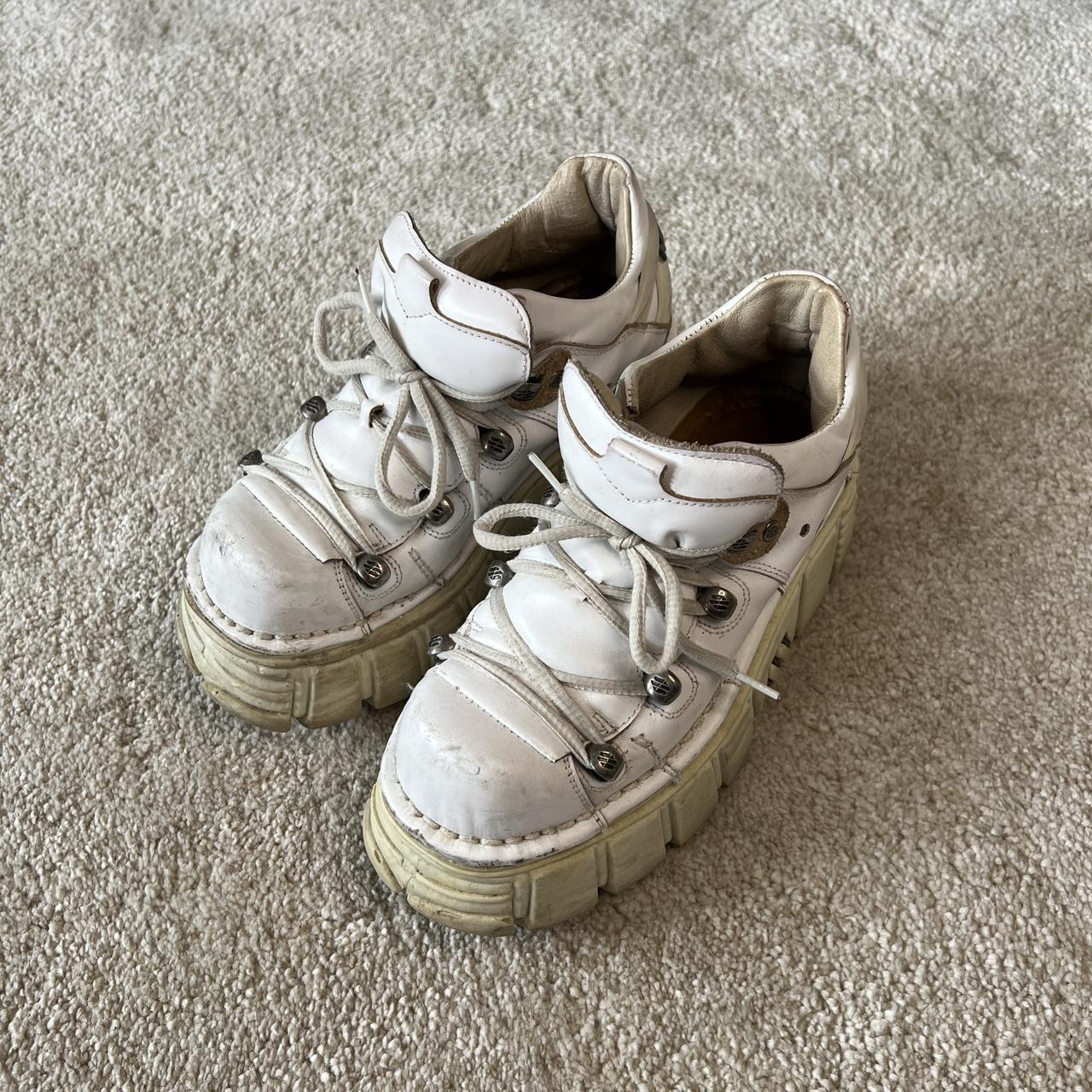 New Rock Women's White Footwear | Depop