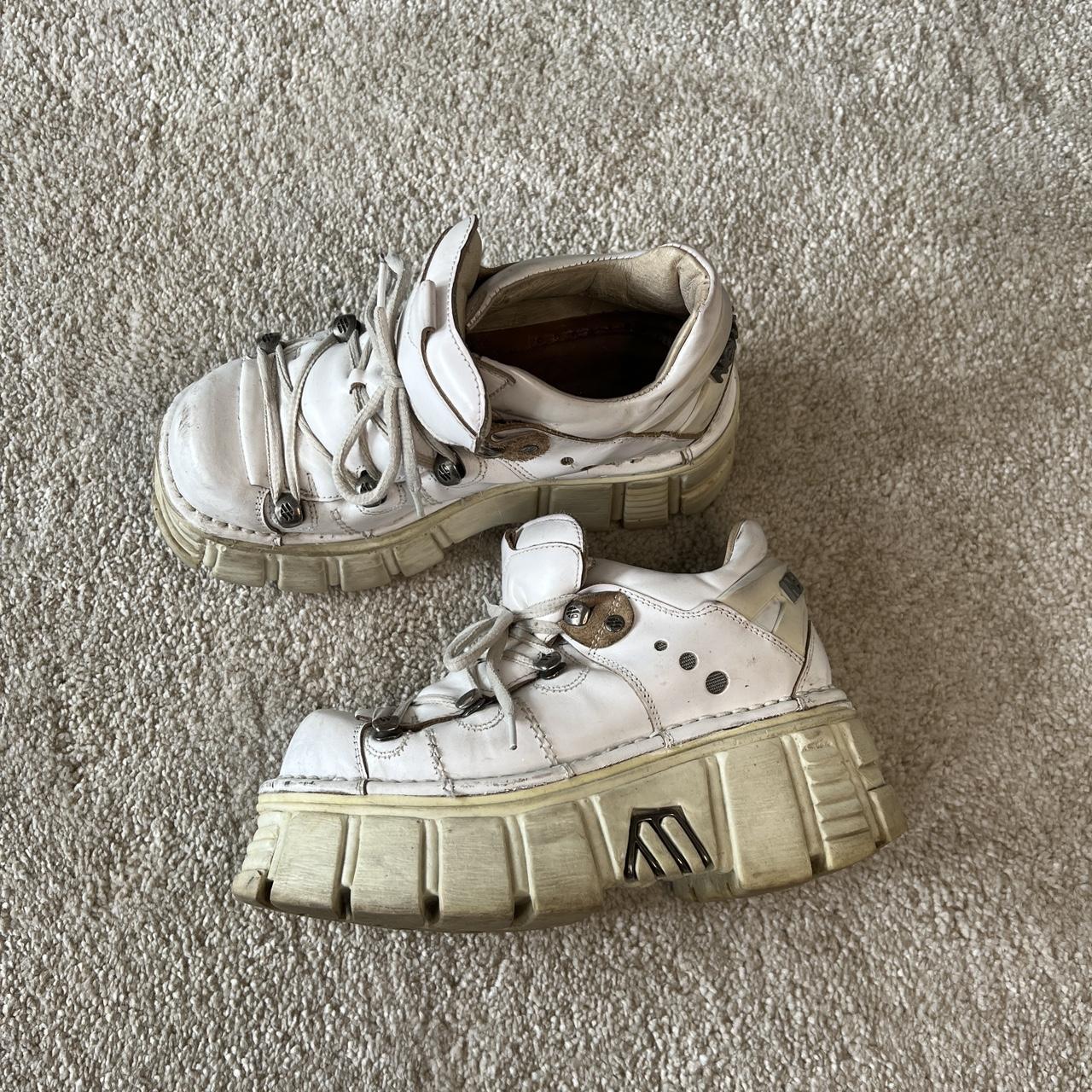 New Rock Women's White Footwear | Depop
