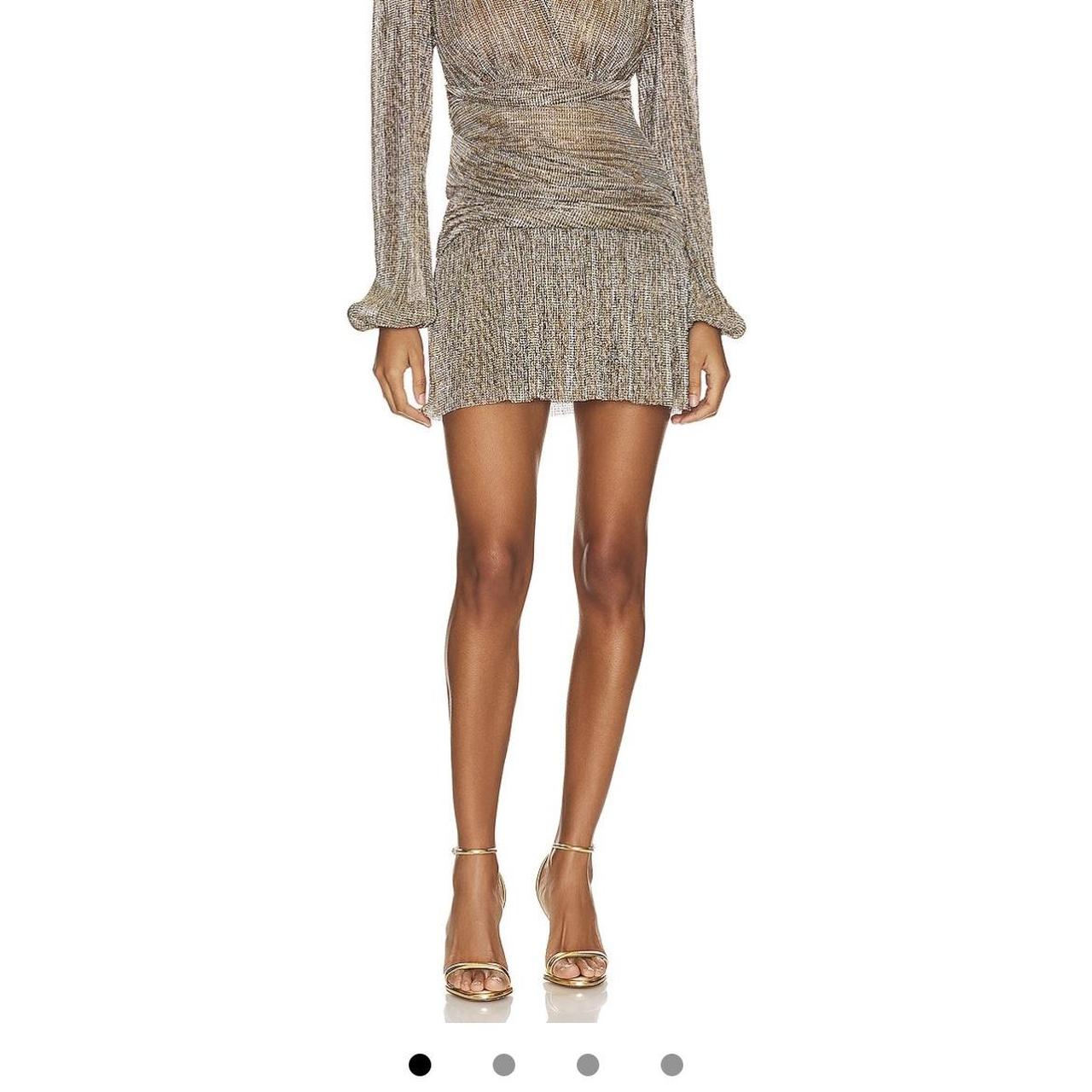 Jordie Mini Dress Bronze New from Revolve - Depop