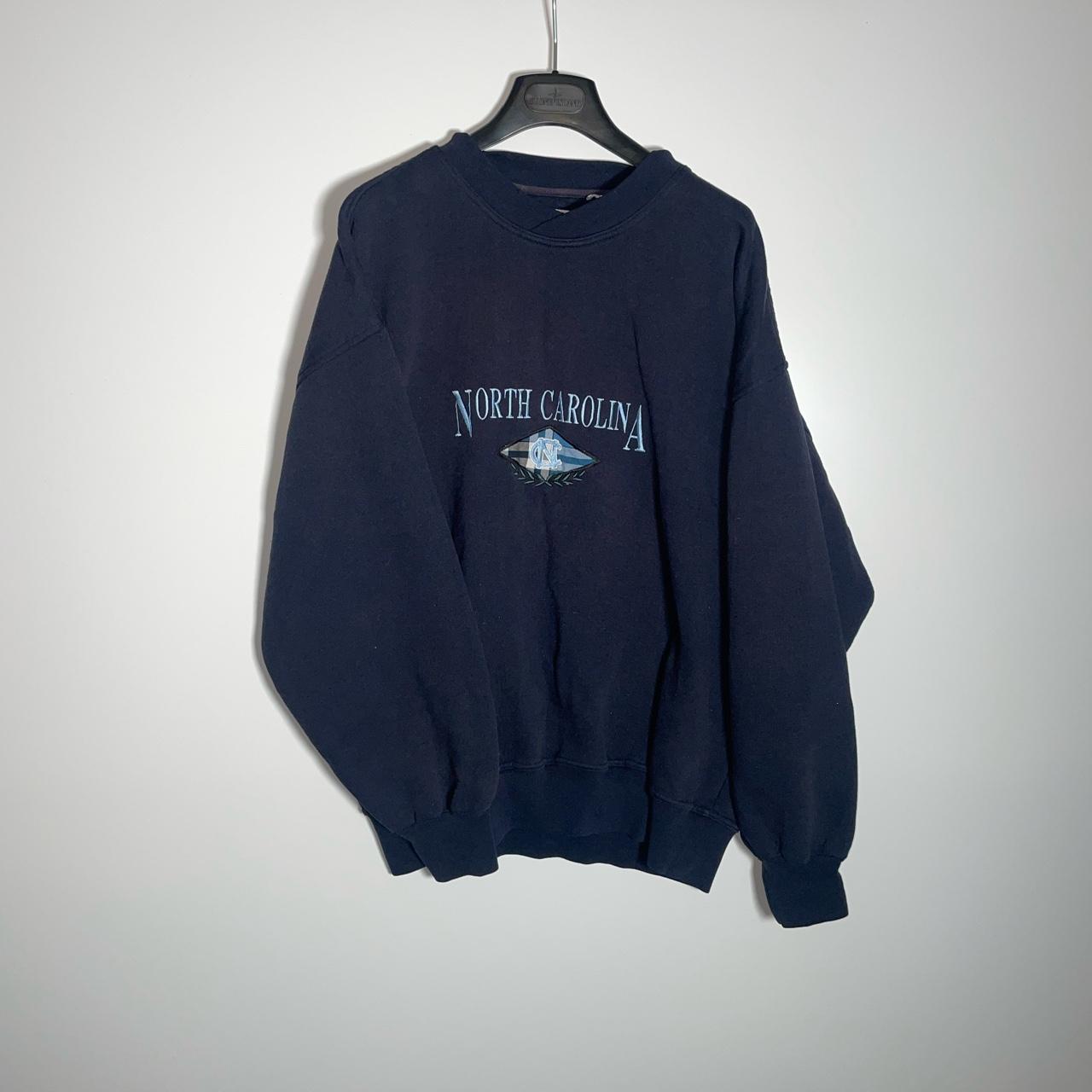 North Carolina College Sweater Navy Loads of life... - Depop