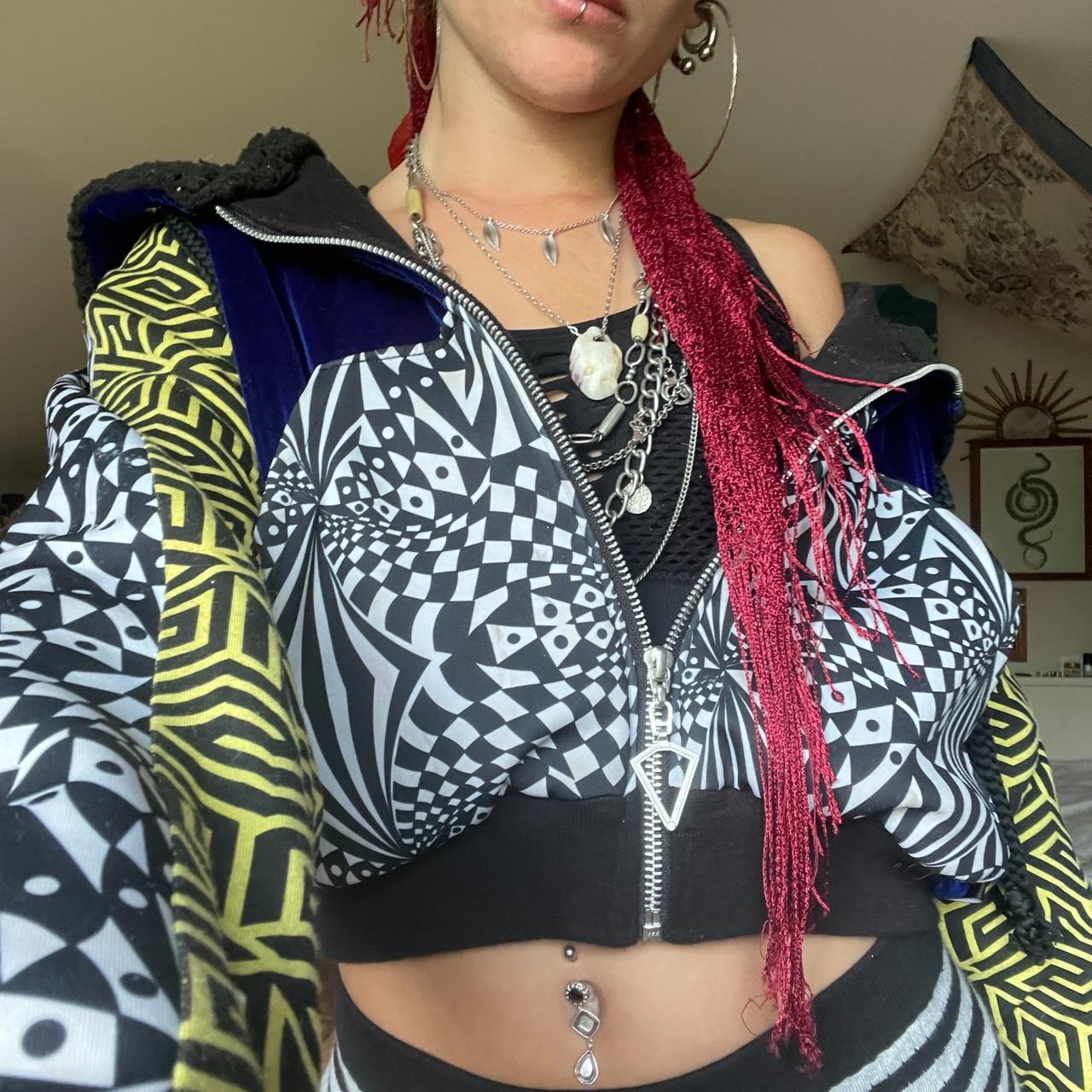 Fuuuuuckin amazing handmade custom Bellisa X cropped... - Depop