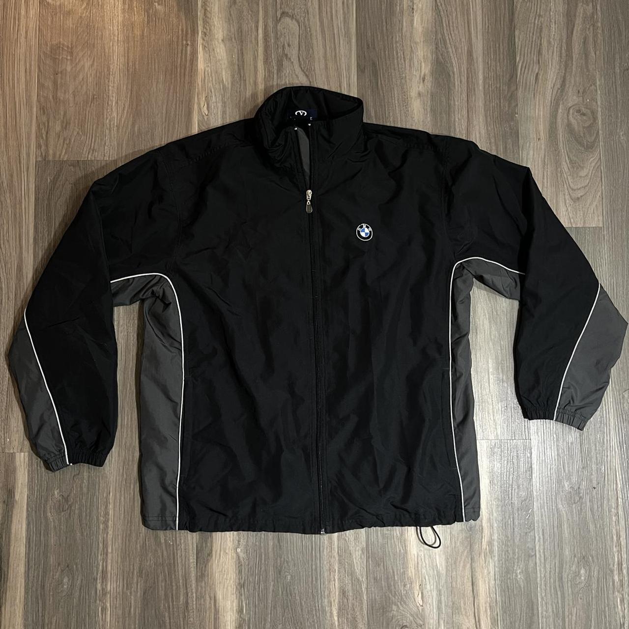 Ferrari Men's Black and Grey Jacket | Depop