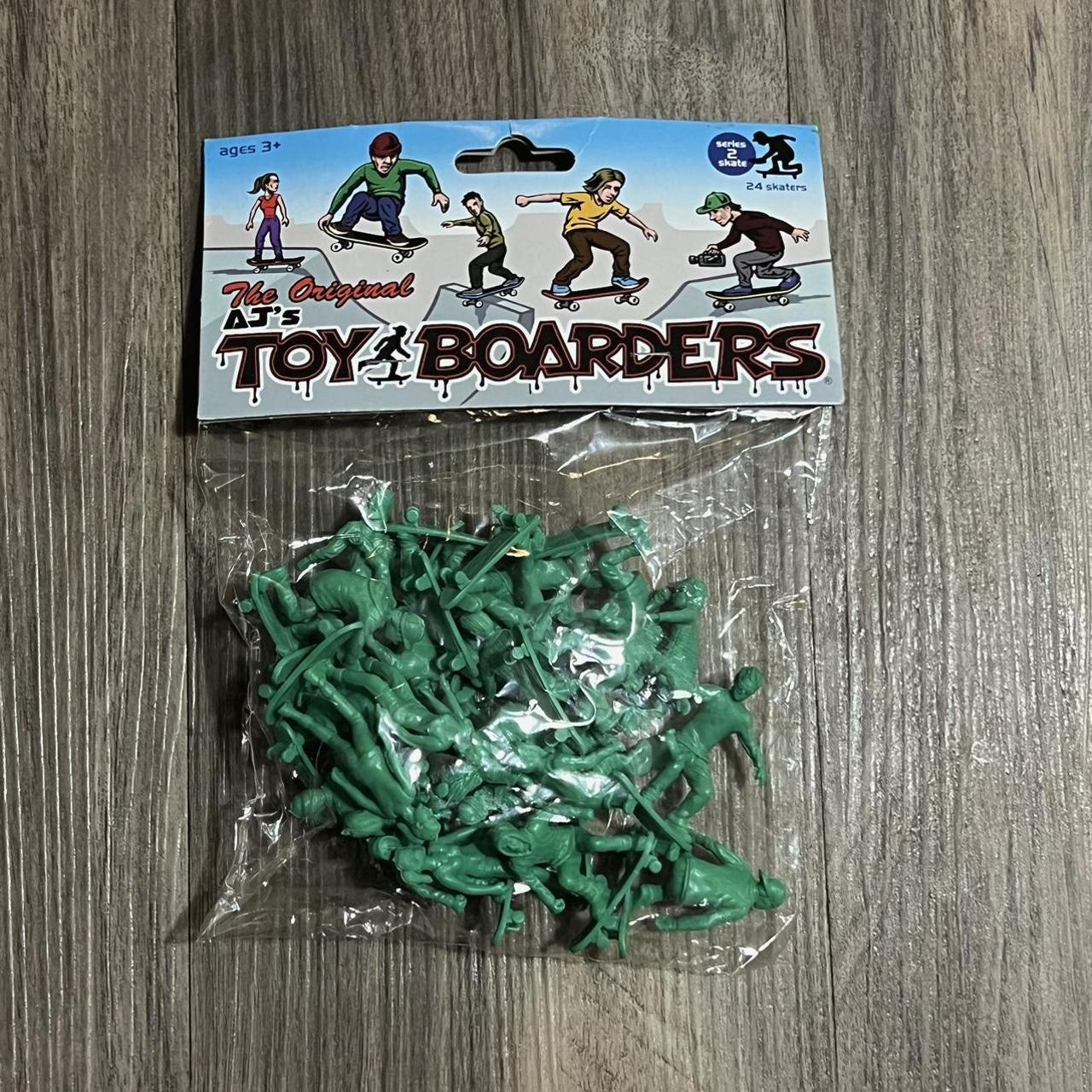 The Original AJ's Toy Boarders Plastic Skateboarders... - Depop