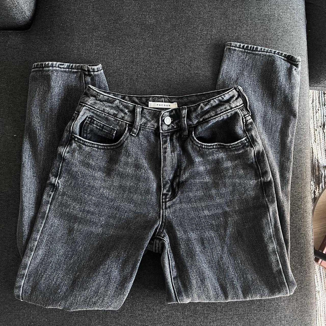 PacSun Black Jeans size 23 - Depop