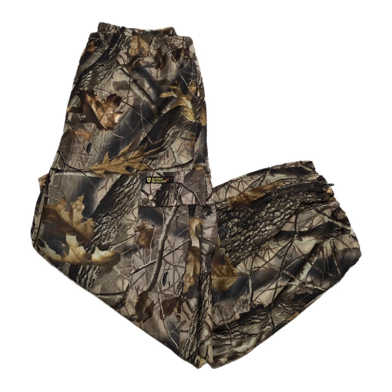 Realtree Men's Brown and Tan Joggers-tracksuits | Depop