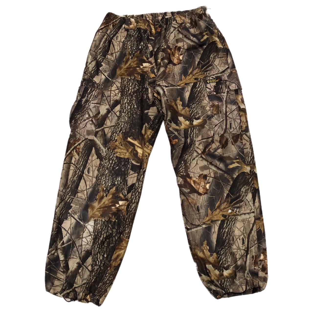 Realtree Men's Brown and Tan Joggers-tracksuits | Depop