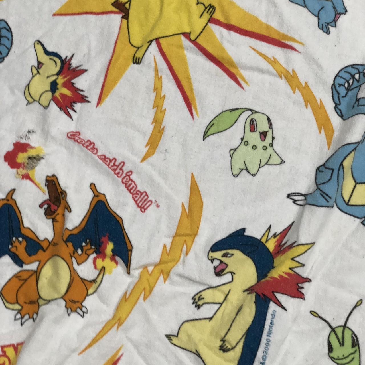 2000 Pokémon Gen II Bed Sheet 80 length x 37 width... - Depop