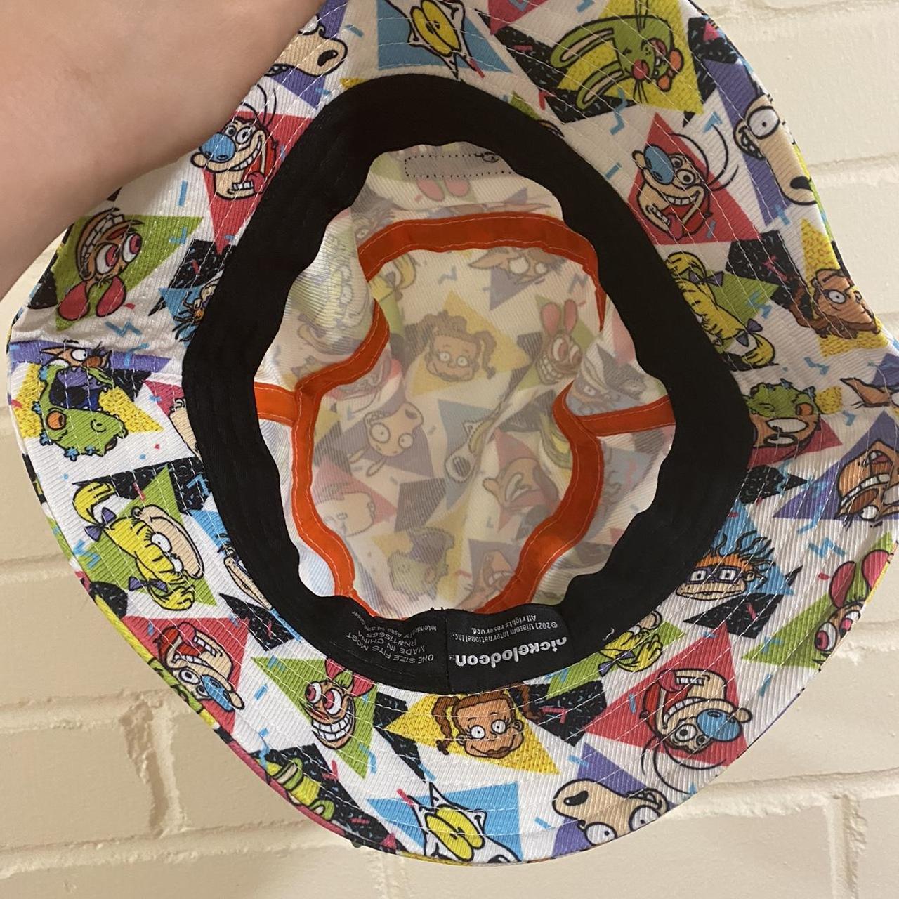 1990s 2000s vintage Nickelodeon bucket hat cap... - Depop