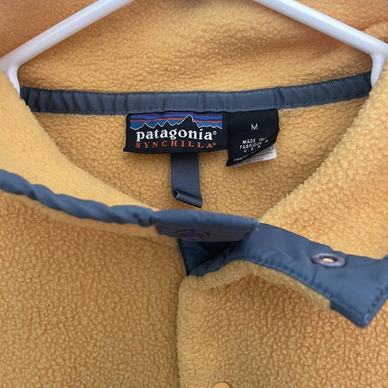 Yellow Patagonia Synchilla Fleece Size M - Depop