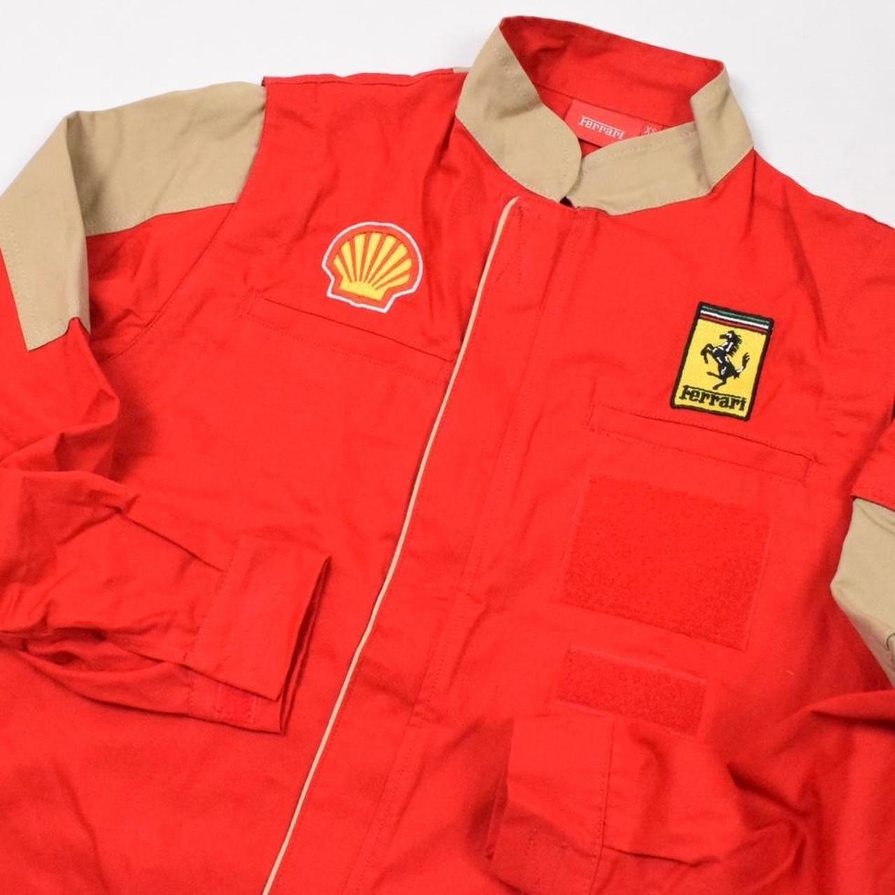 Ferrari jacket Vintage Ferrari Shell Racing... - Depop