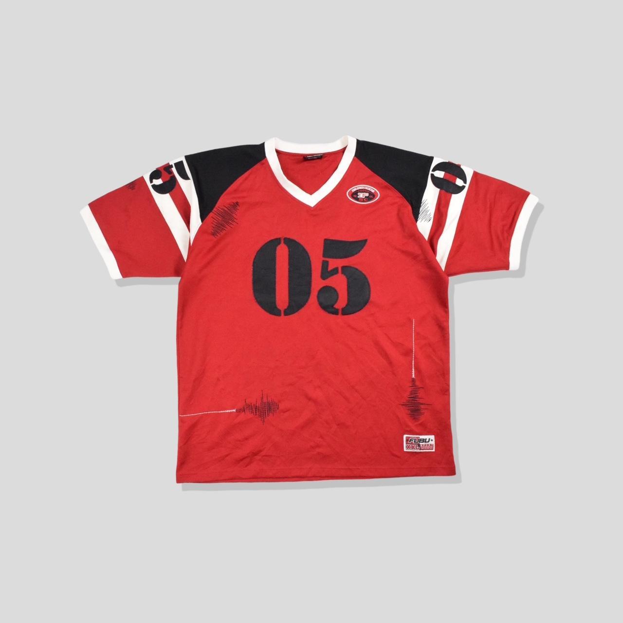 Fubu jersey Vintage 90s FUBU Hip-Hop Jersey... - Depop